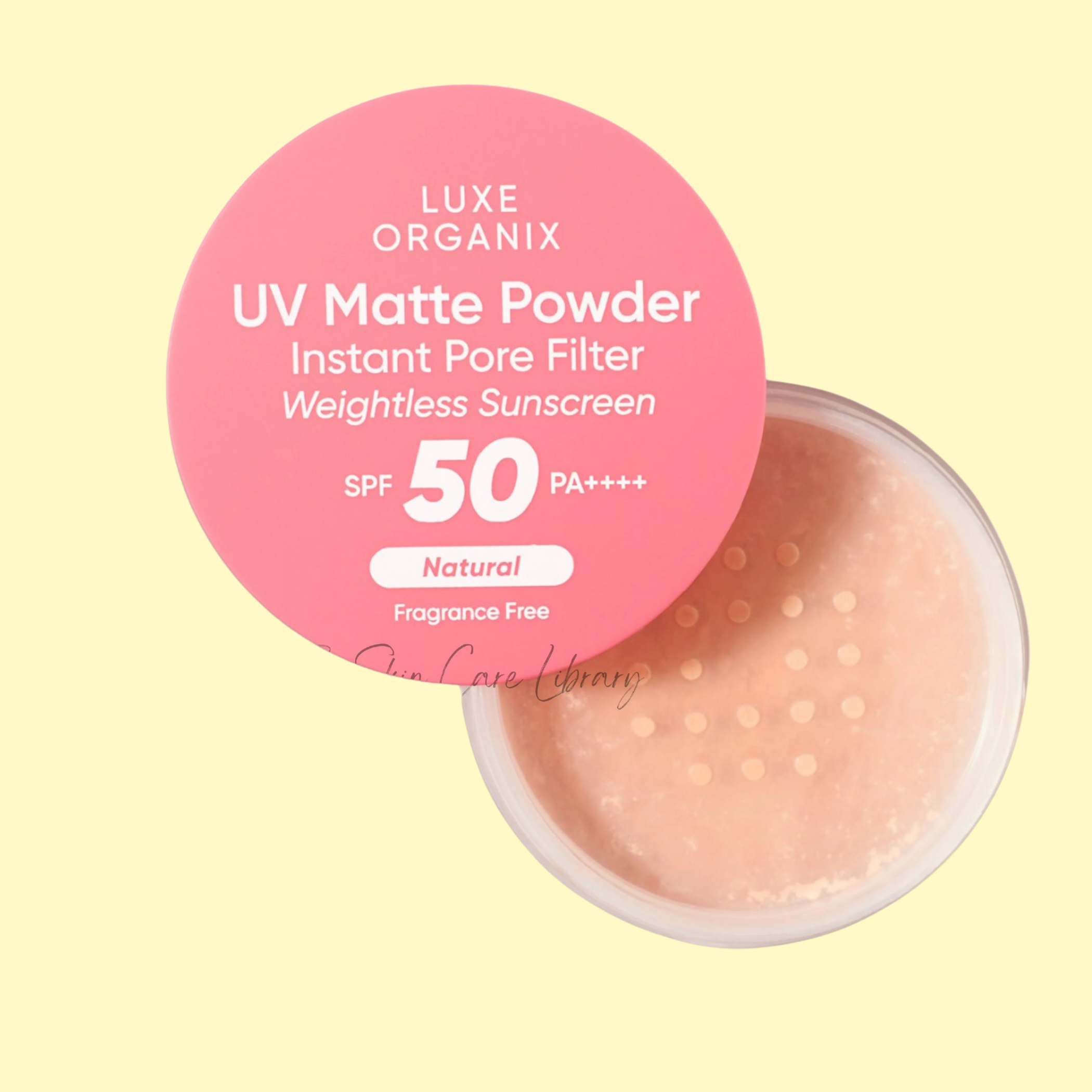 UV Matte Powder, Pink, Luxe Organix | Adobo Nation